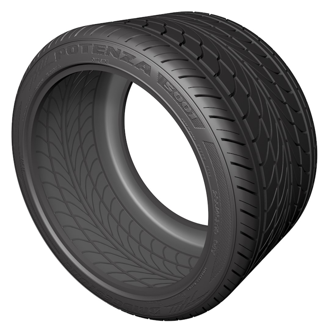 Realistic Car Tire 3d 3ds
