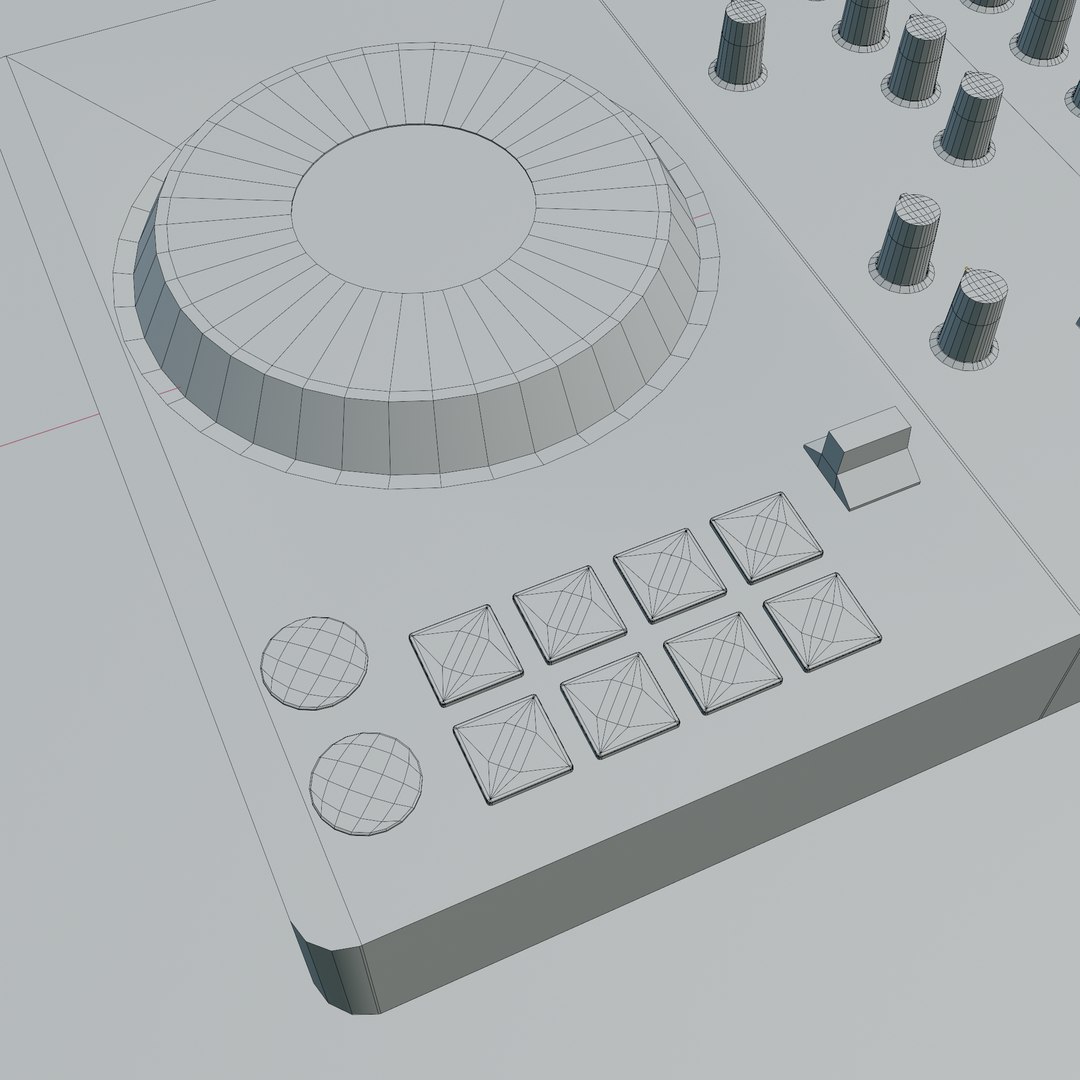 3D Ddj-FLX4 DJ Controller 3D Model - TurboSquid 2232583