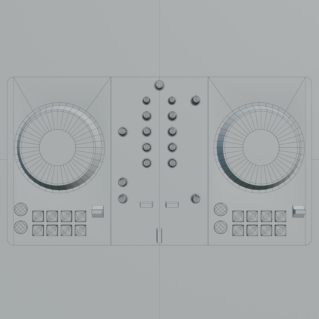 3D Ddj-FLX4 DJ Controller 3D Model - TurboSquid 2232583
