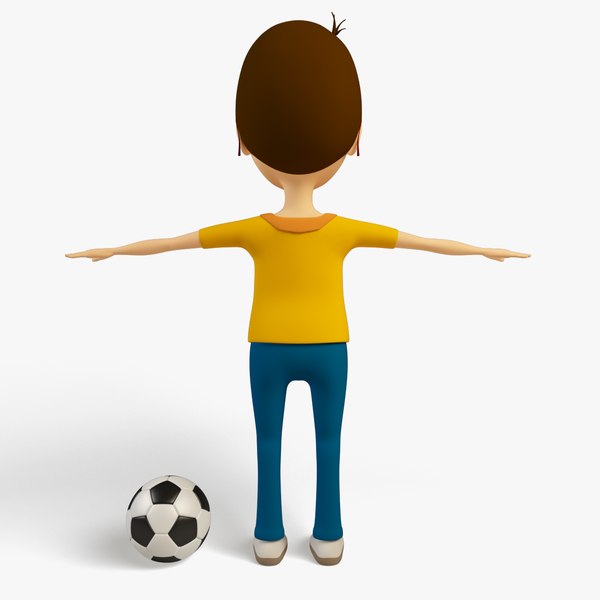 3d max cartoon character kid