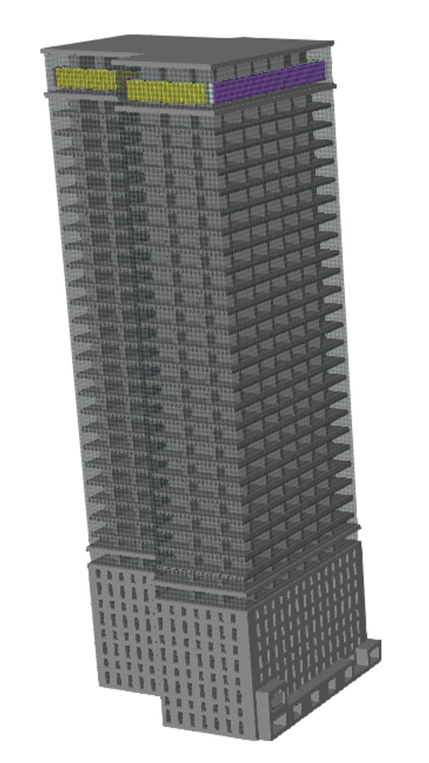 3d Tall Building Model