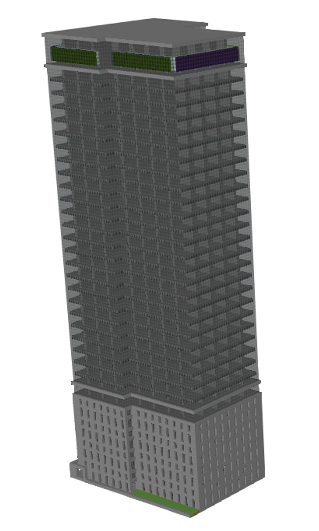 3d Tall Building Model