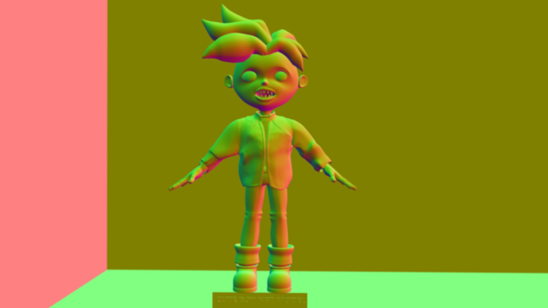 Cartoon Boy 3d NFT Model Stylized Character 3D - TurboSquid 1869951