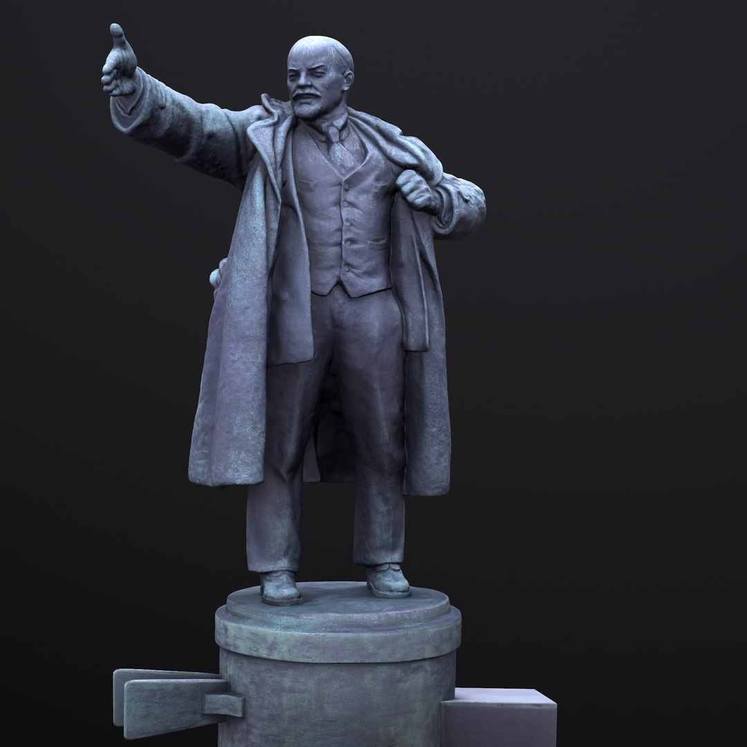 3D Statue Lenin - TurboSquid 1746683