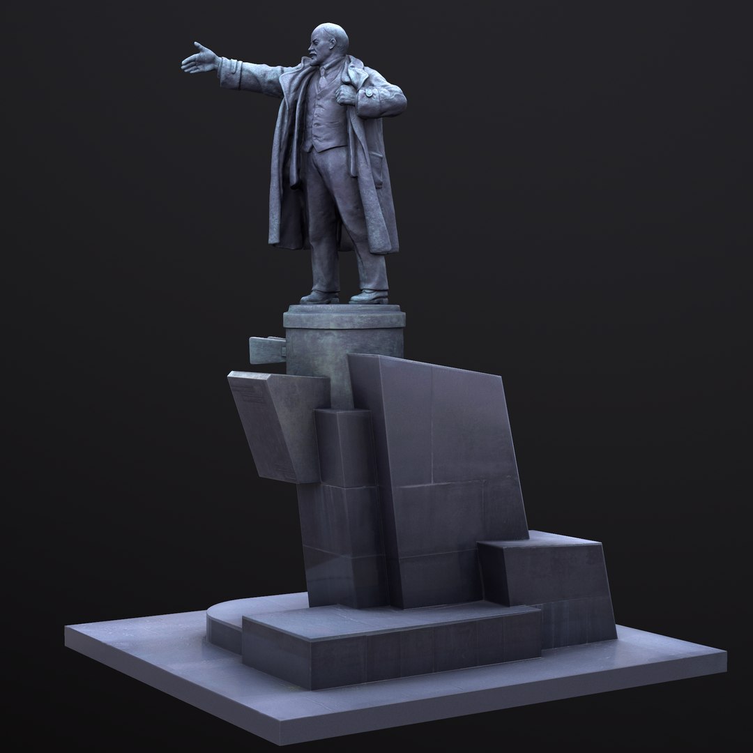 3D Statue Lenin - TurboSquid 1746683