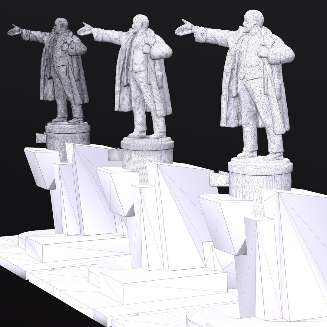 3D Statue Lenin - TurboSquid 1746683