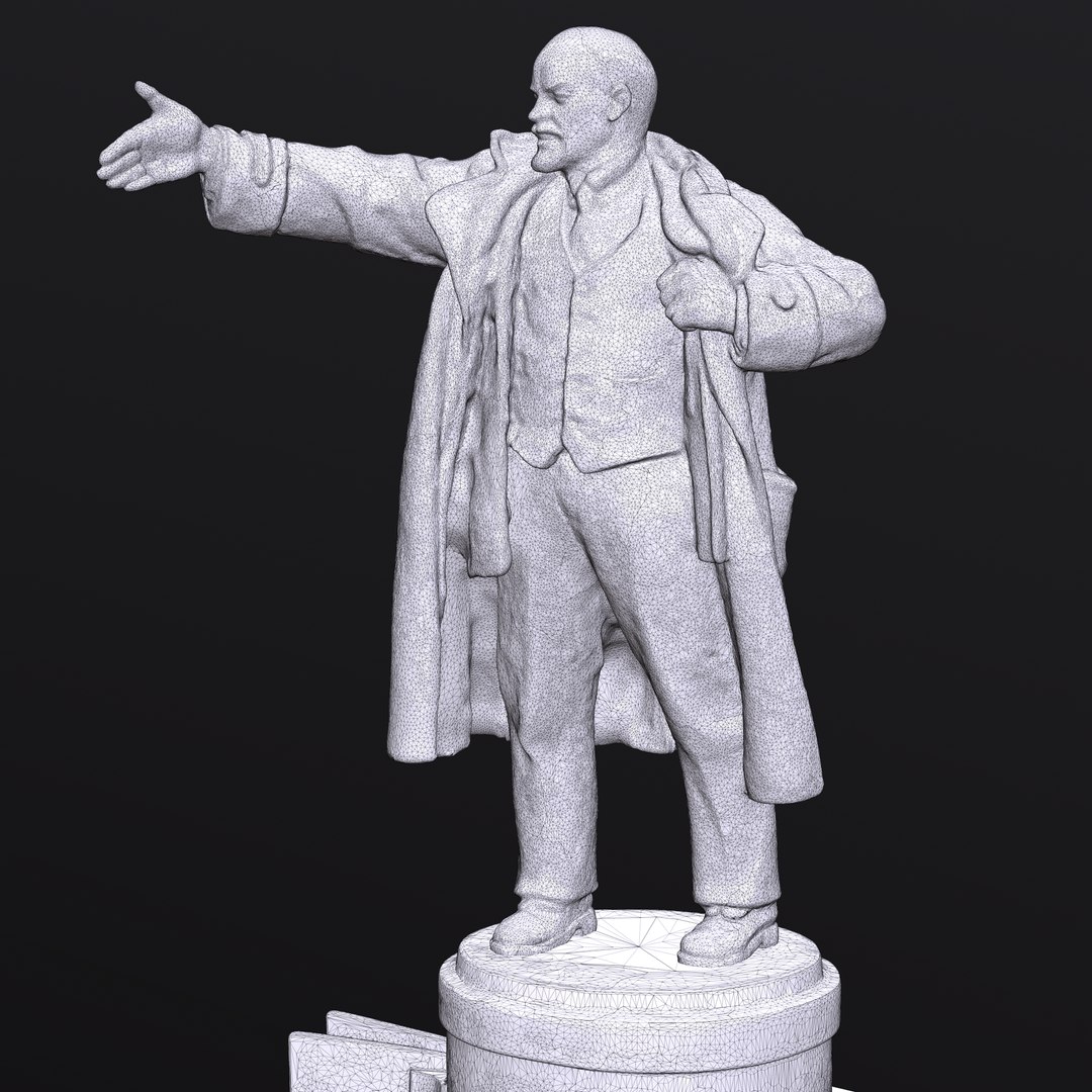 3D Statue Lenin - TurboSquid 1746683