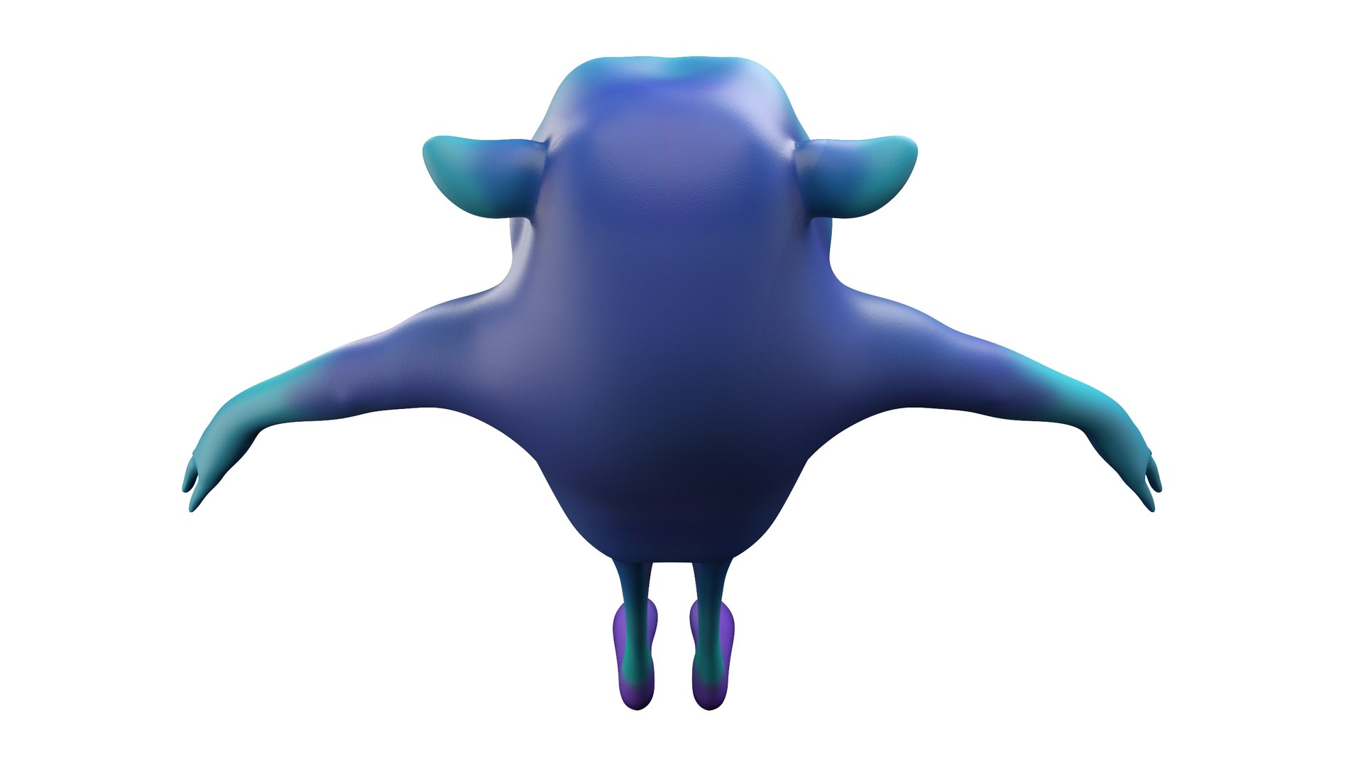 3D Model Cartoon Monster - TurboSquid 2022214