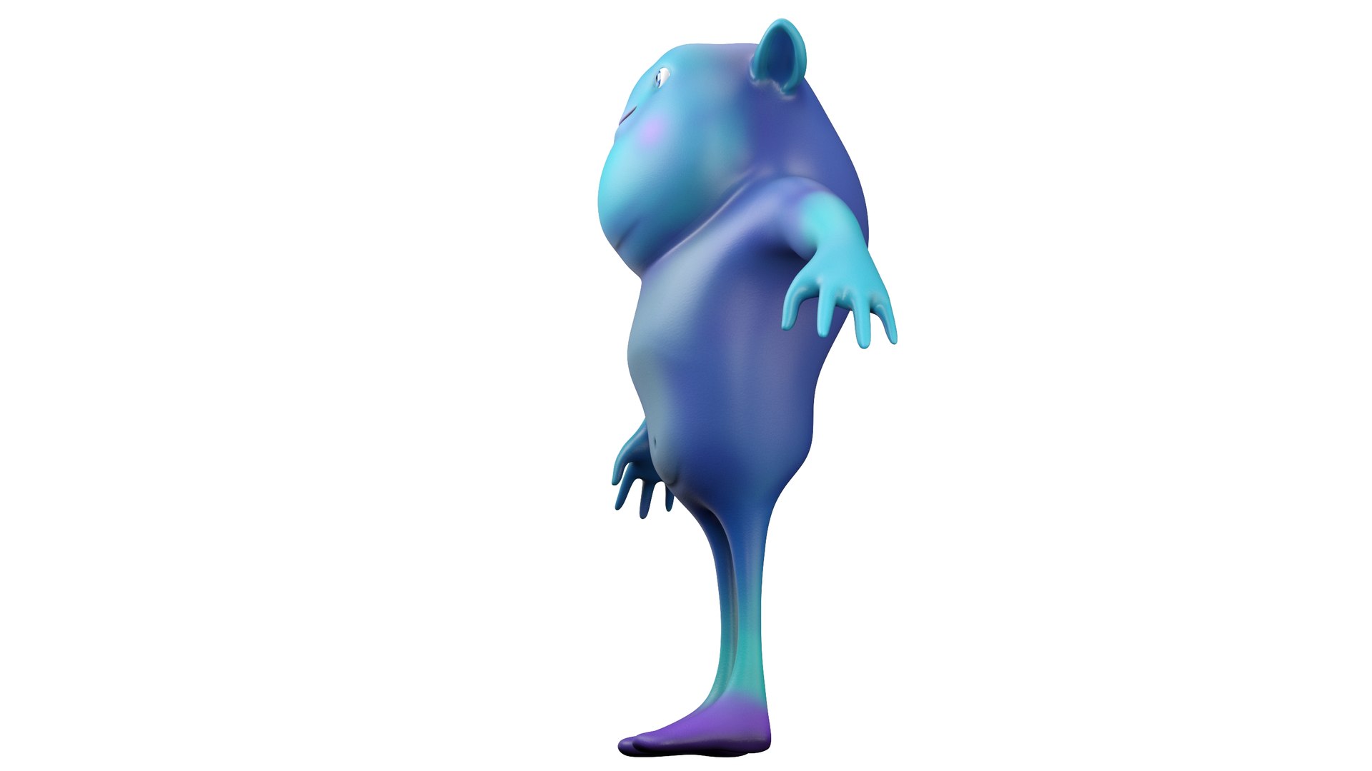 3D Model Cartoon Monster - TurboSquid 2022214