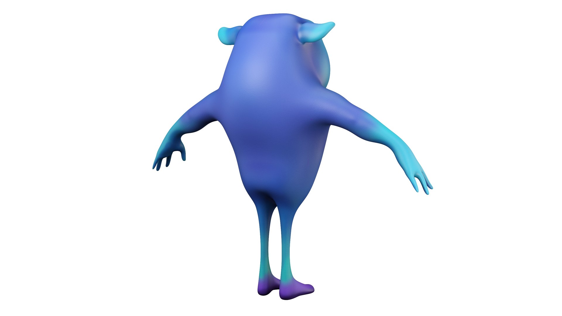 3D Model Cartoon Monster - TurboSquid 2022214