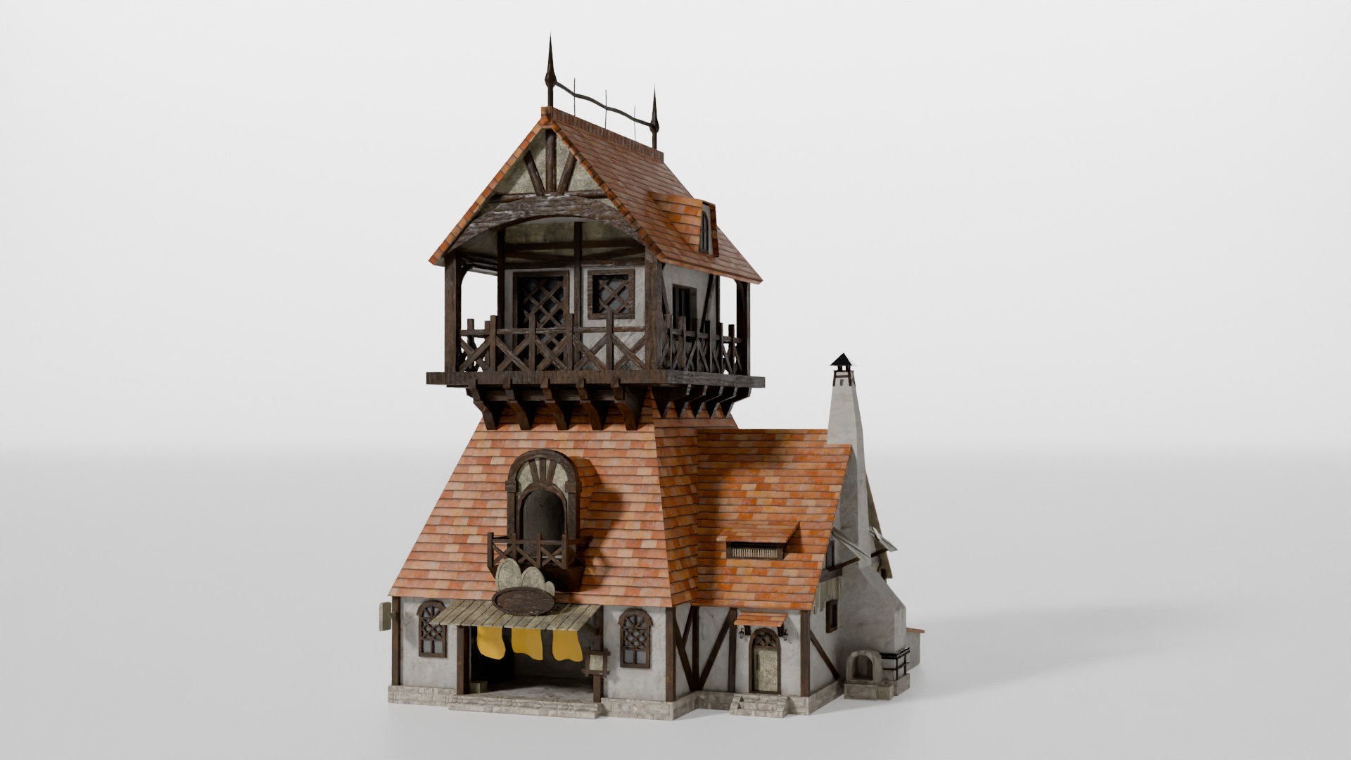 3D Medieval House Model - TurboSquid 2162065