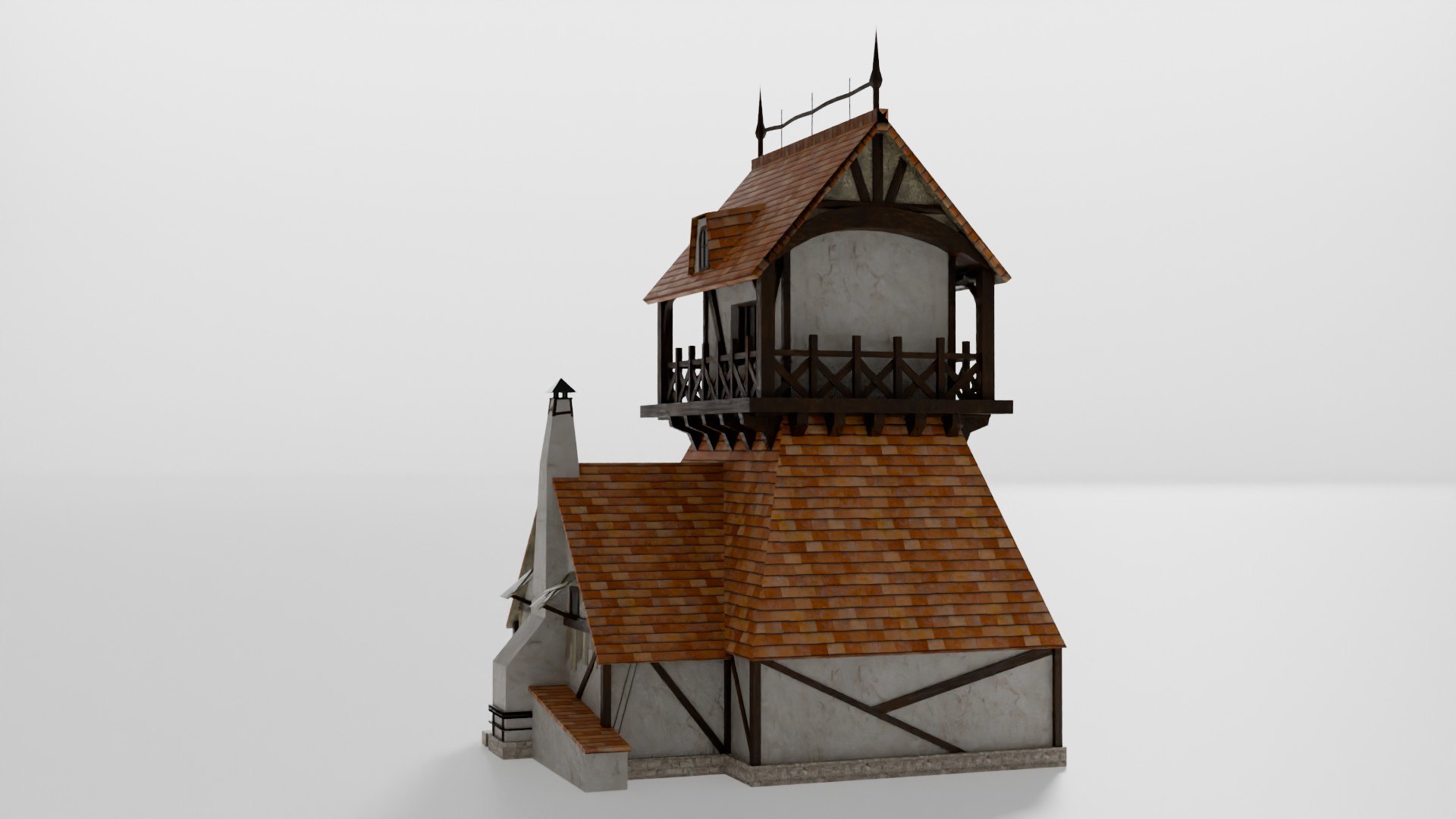 3D Medieval House Model - TurboSquid 2162065