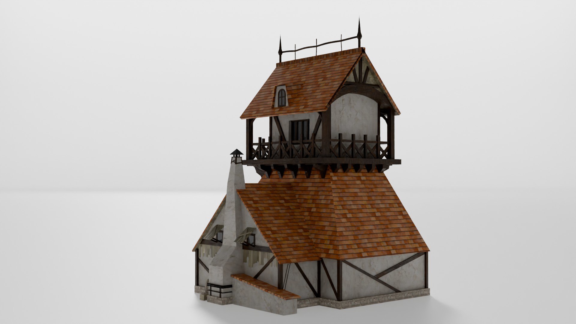 3D Medieval House Model - TurboSquid 2162065