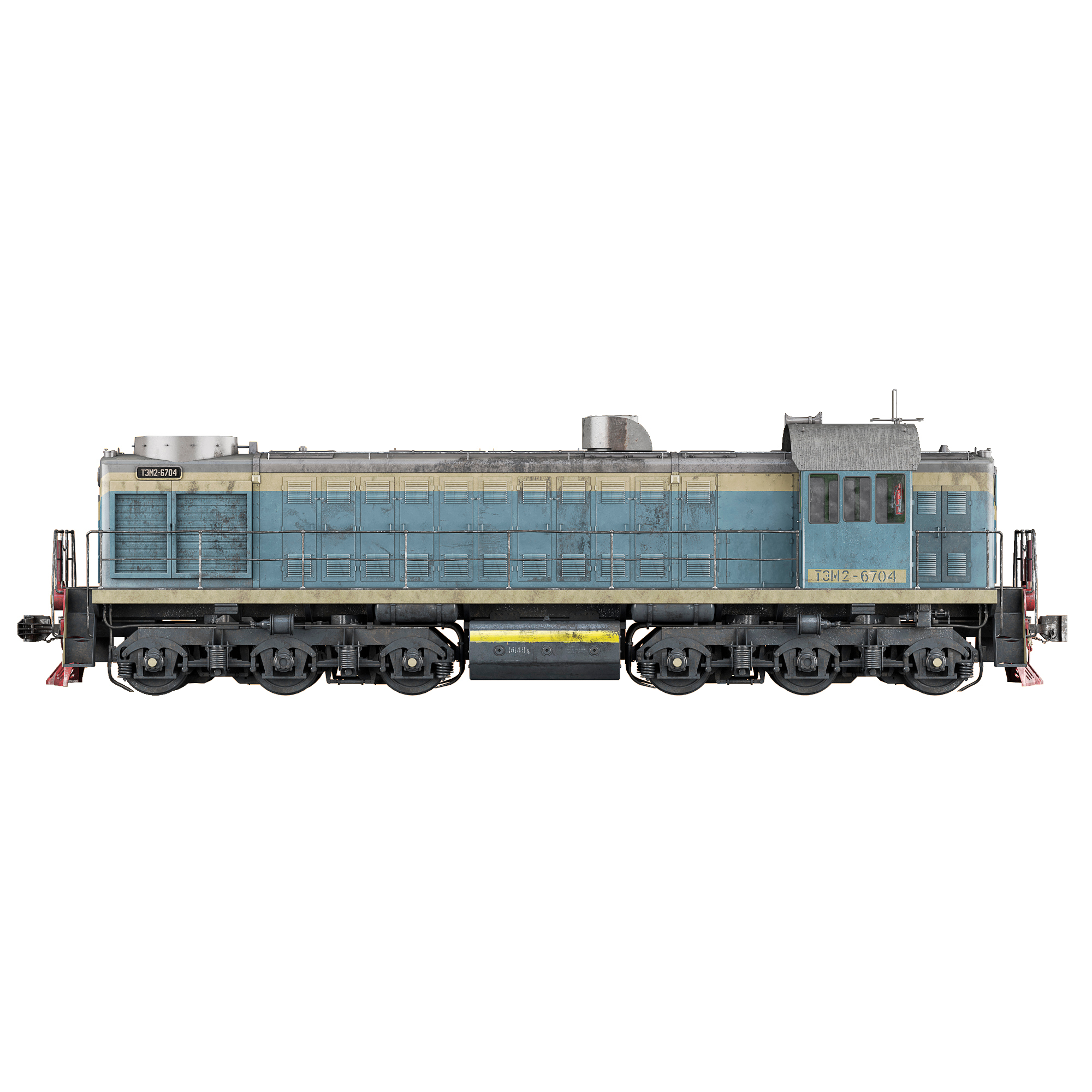 Locomotive diesel tem2 3D - TurboSquid 1431994