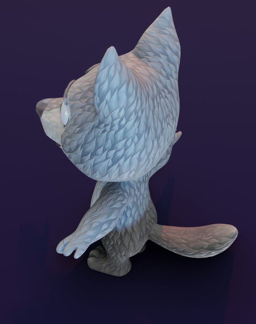 Cartoon Wolf 3D Model 3D Model - TurboSquid 1818974
