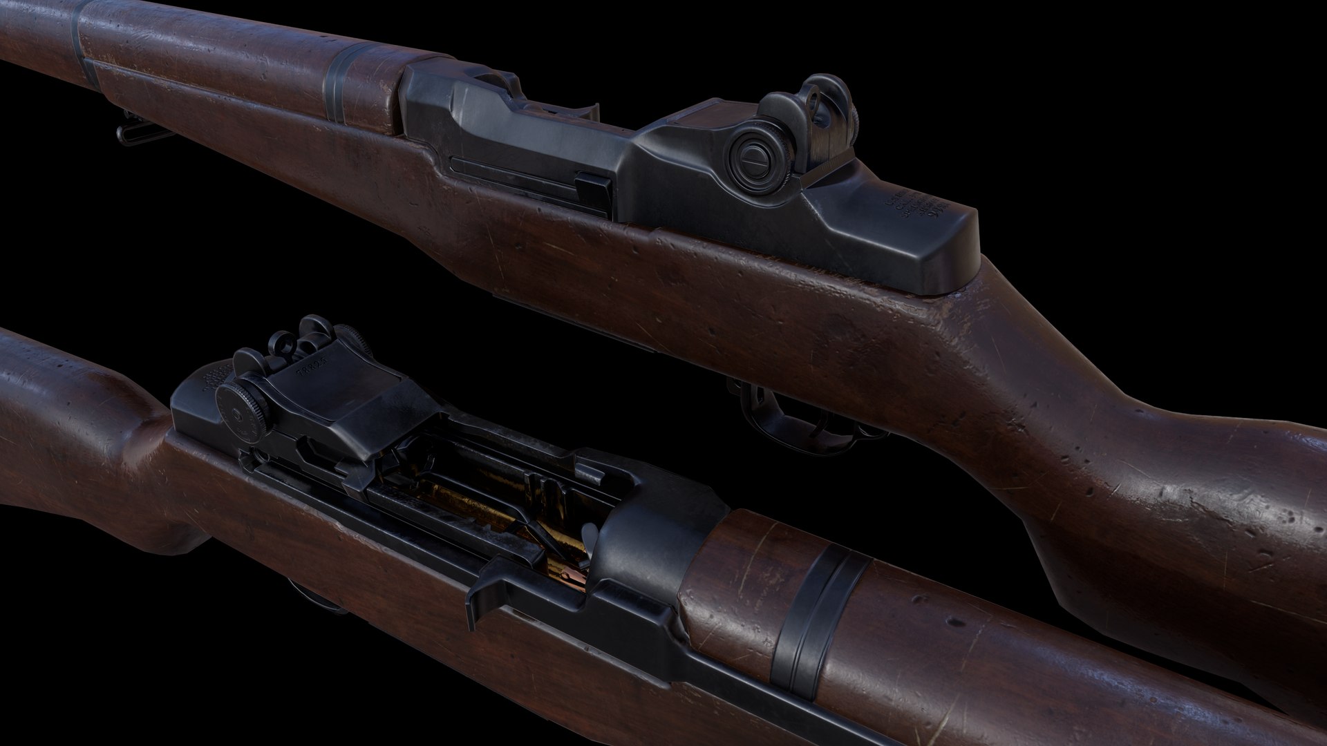 3D Model Vr Ready - M1 Garand - TurboSquid 1507833