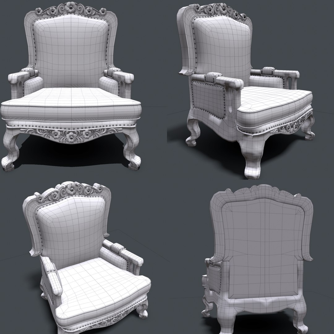 3D model royal chair - TurboSquid 1588005