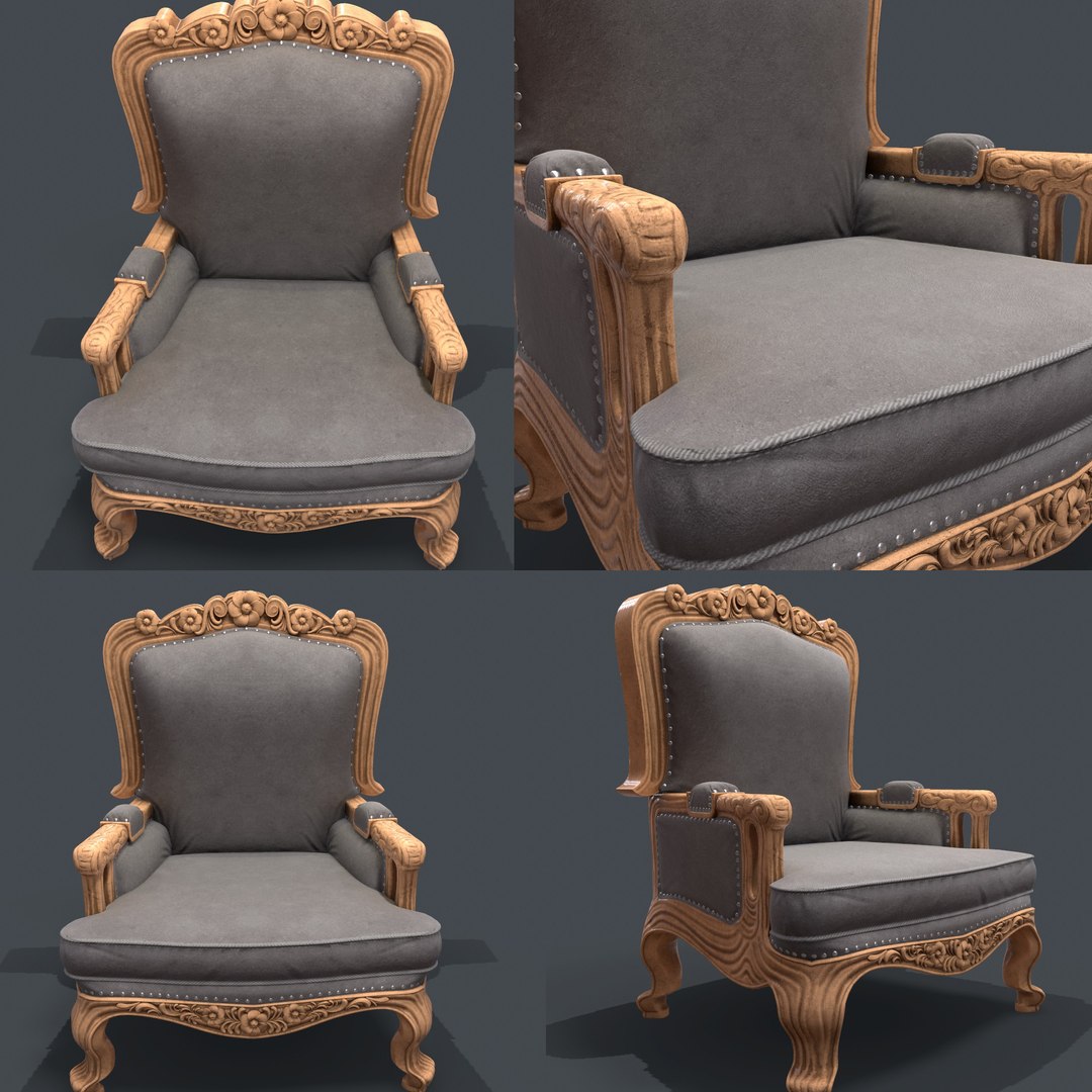 3D model royal chair - TurboSquid 1588005