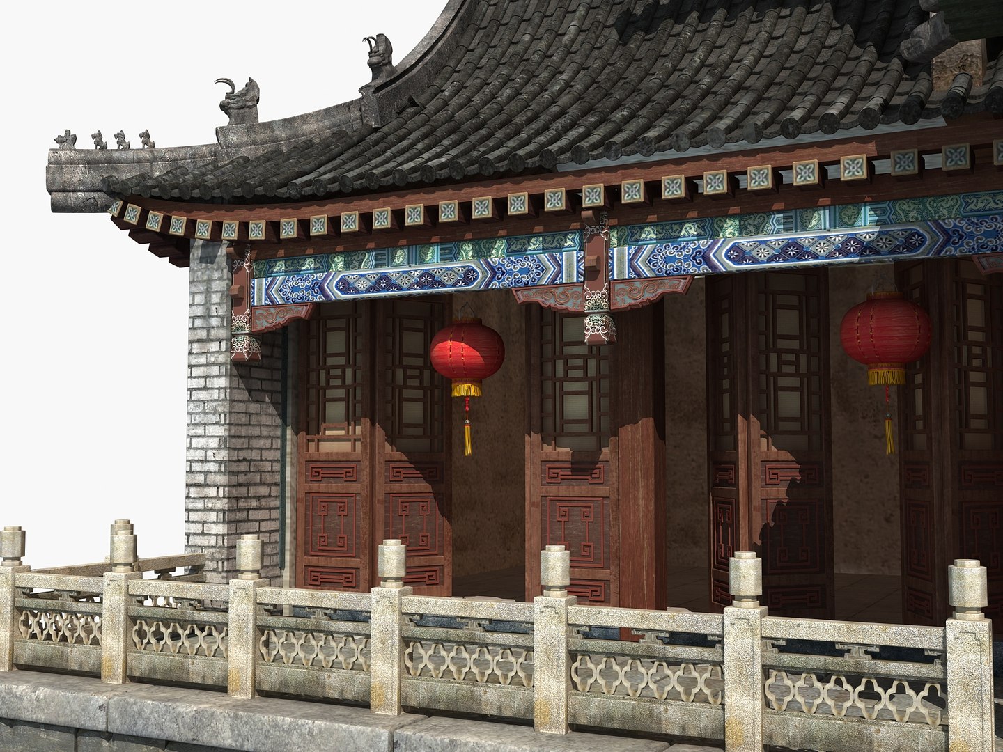 3D Model Ancient Architecture 3 - TurboSquid 1807109