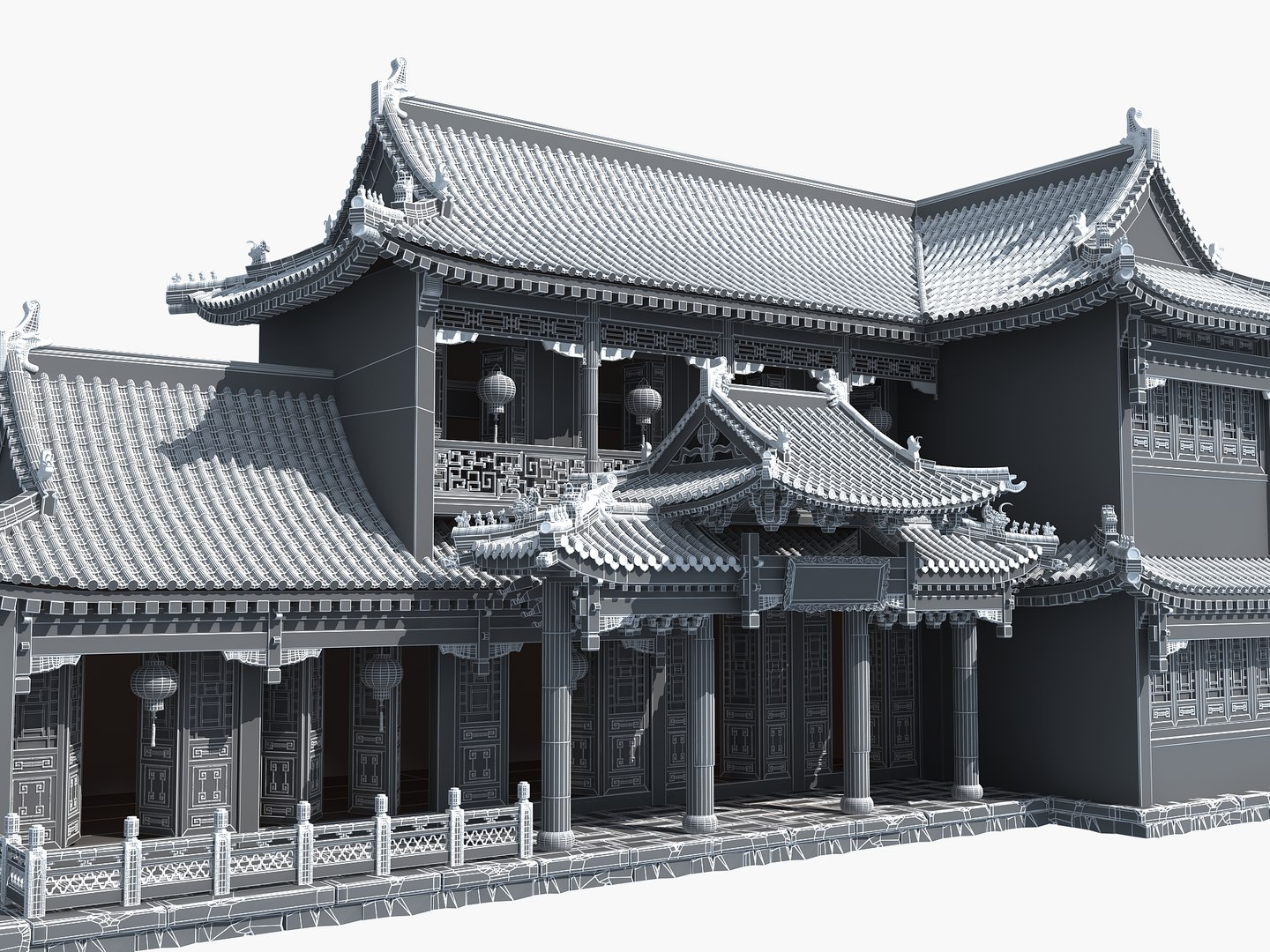 3D Model Ancient Architecture 3 - TurboSquid 1807109