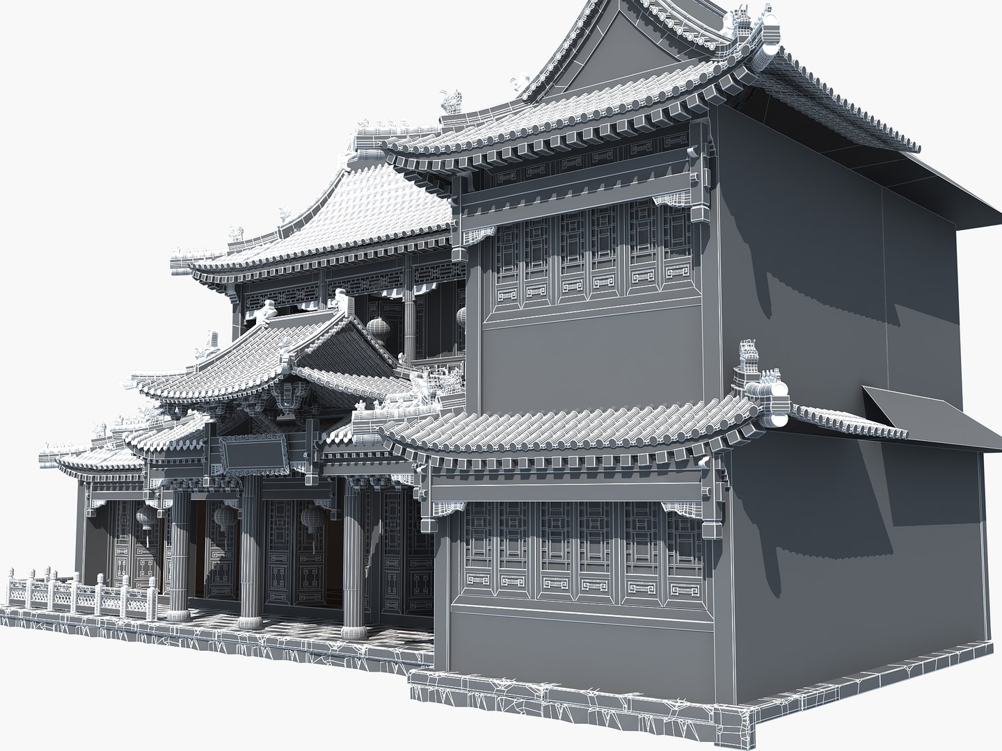 3D Model Ancient Architecture 3 - TurboSquid 1807109