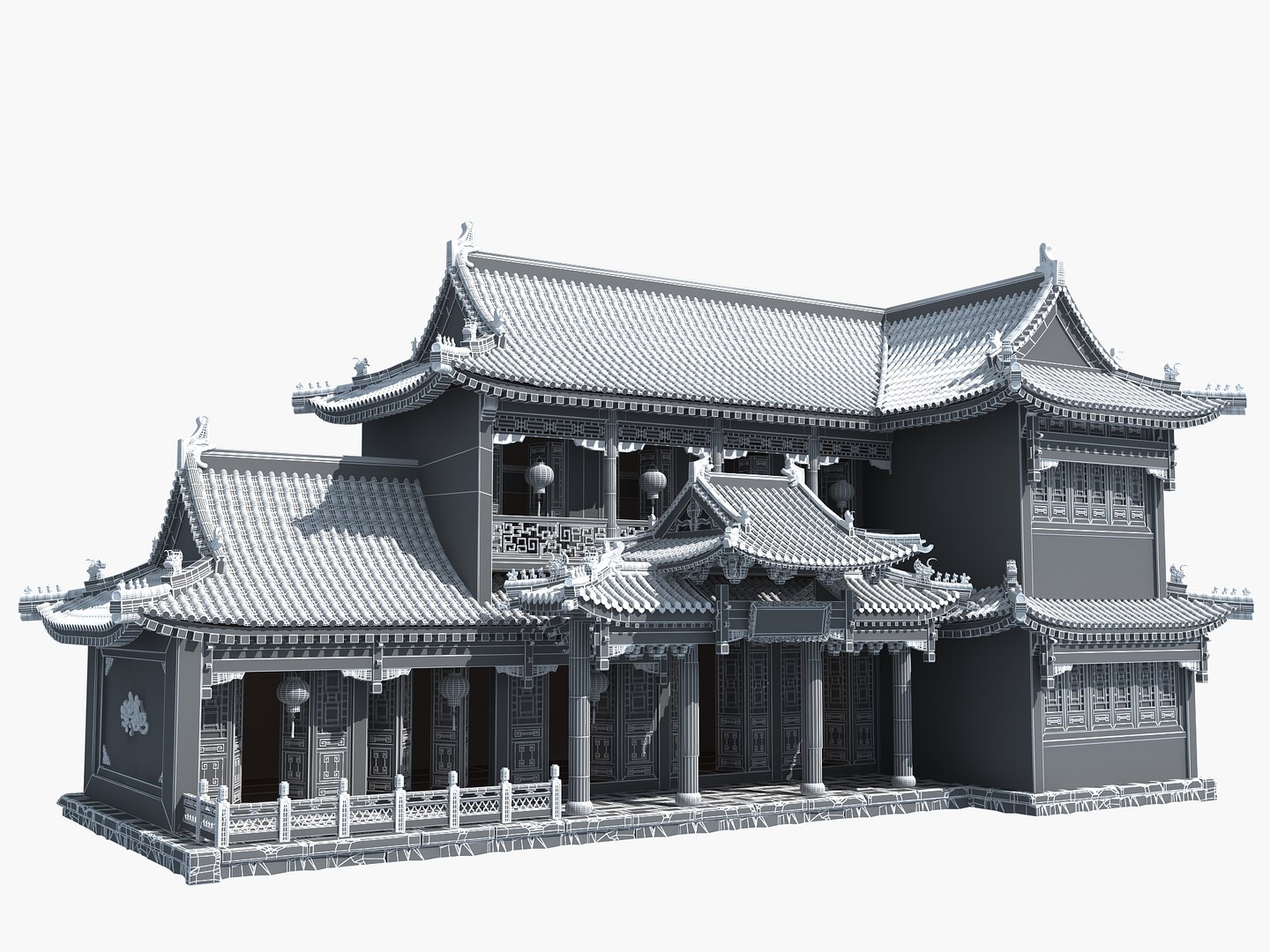 3D Model Ancient Architecture 3 - TurboSquid 1807109