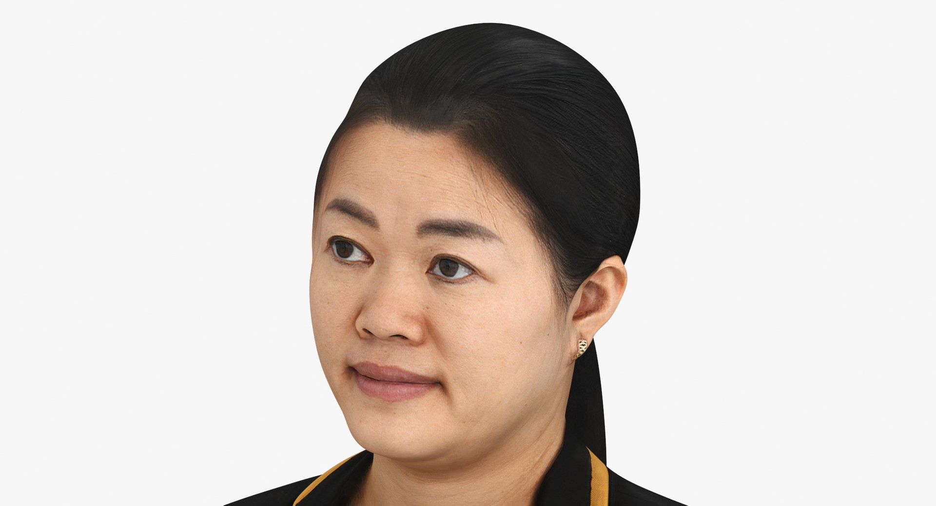 3D Hailey Office Clothes Uniform A Pose - TurboSquid 1967516