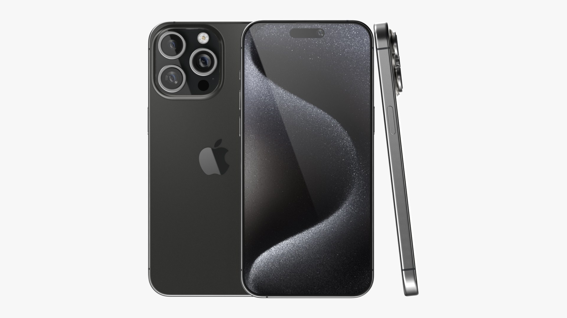 Apple iPhone 15 Pro Max Black Titanium 3D - TurboSquid 2124550