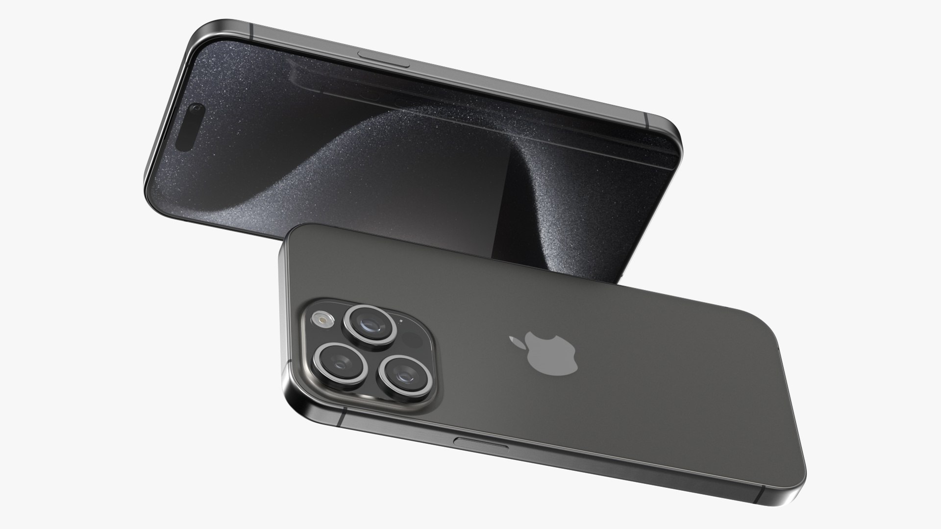 Apple IPhone 15 Pro Max Black Titanium 3D - TurboSquid 2124550