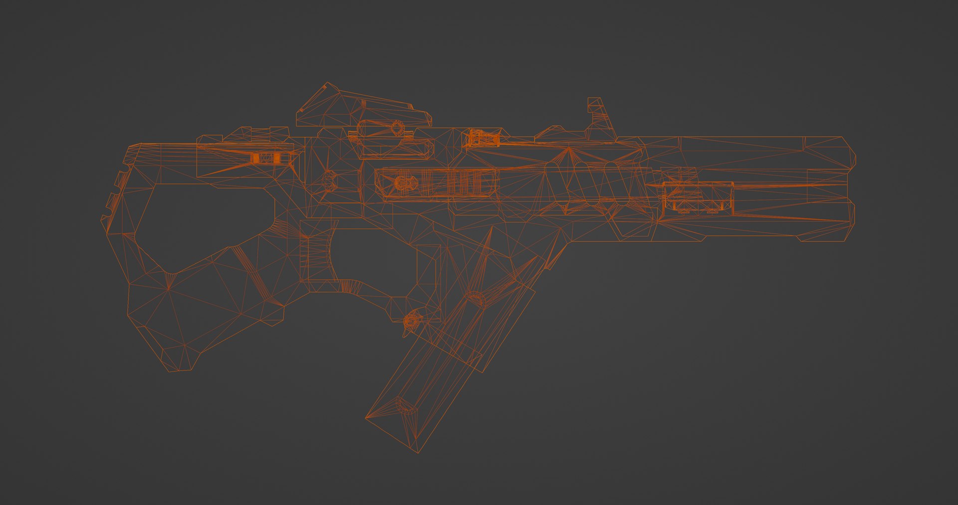 3D Cyberpunk SMG - TurboSquid 2063528