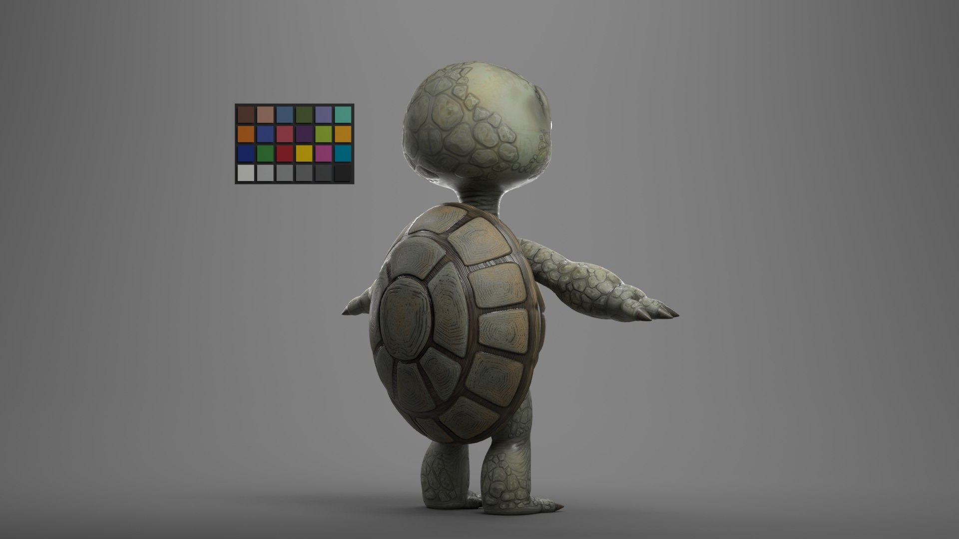 TURTLE GAME READY CHARACTER LOW POLY RIGGED 3D Model - TurboSquid 2239161