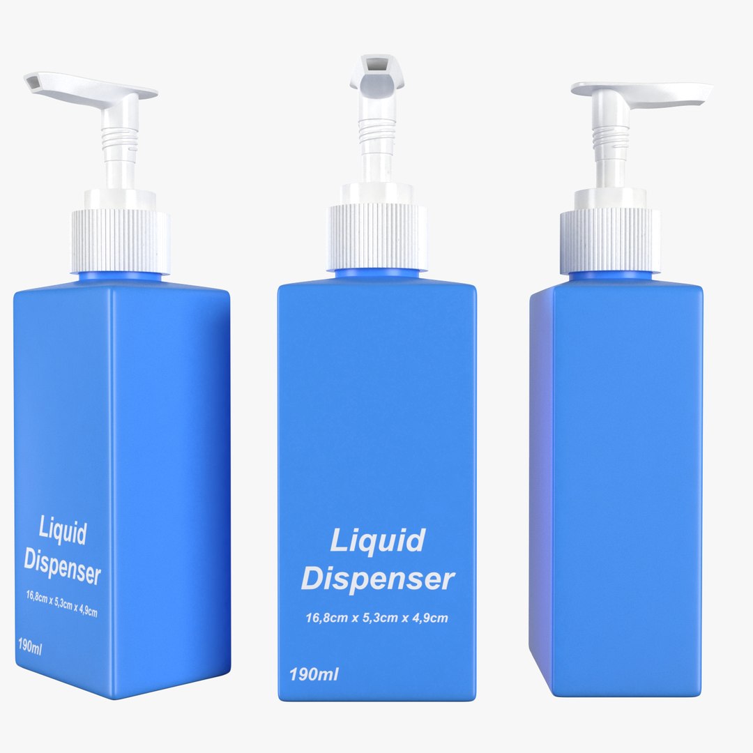 Liquid dispenser 190ml 3D model - TurboSquid 1322201