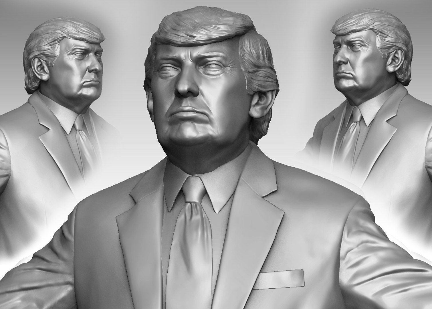 Trump hi polys 3D model - TurboSquid 1181696