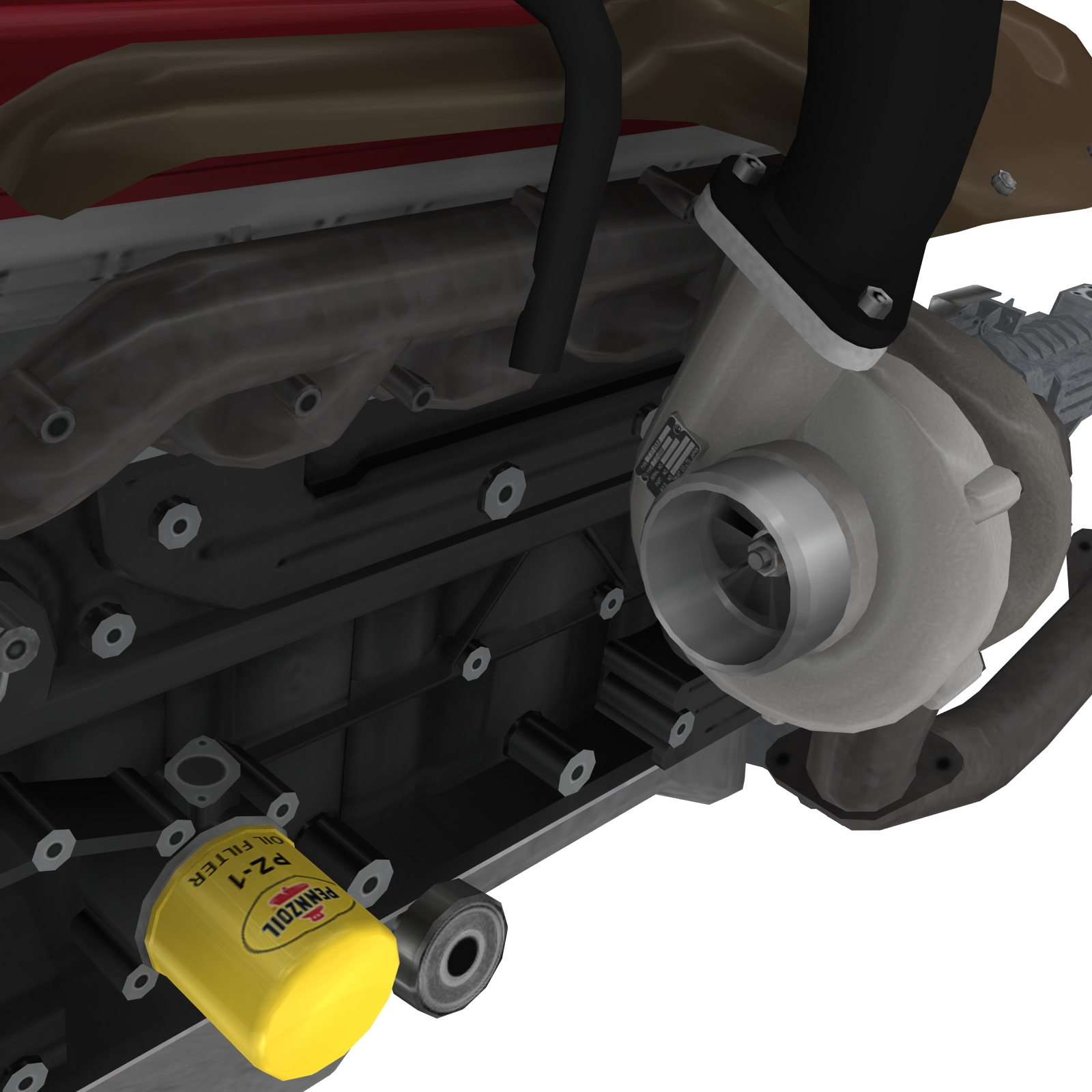 3D nissan rb20det-r 2 0l model - TurboSquid 1375217