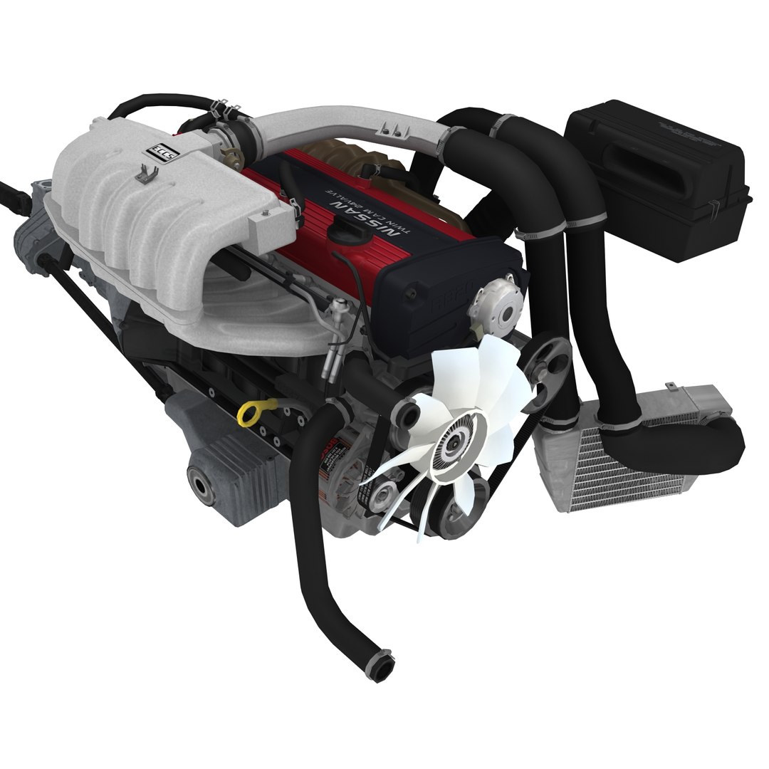 3D Nissan Rb20det-r 2 0l Model - TurboSquid 1375217