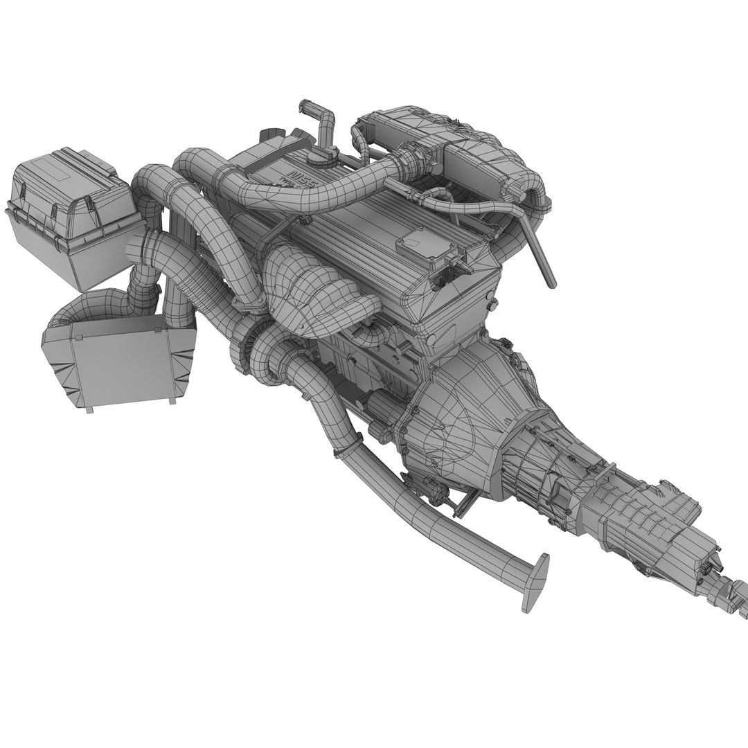 3D Nissan Rb20det-r 2 0l Model - TurboSquid 1375217