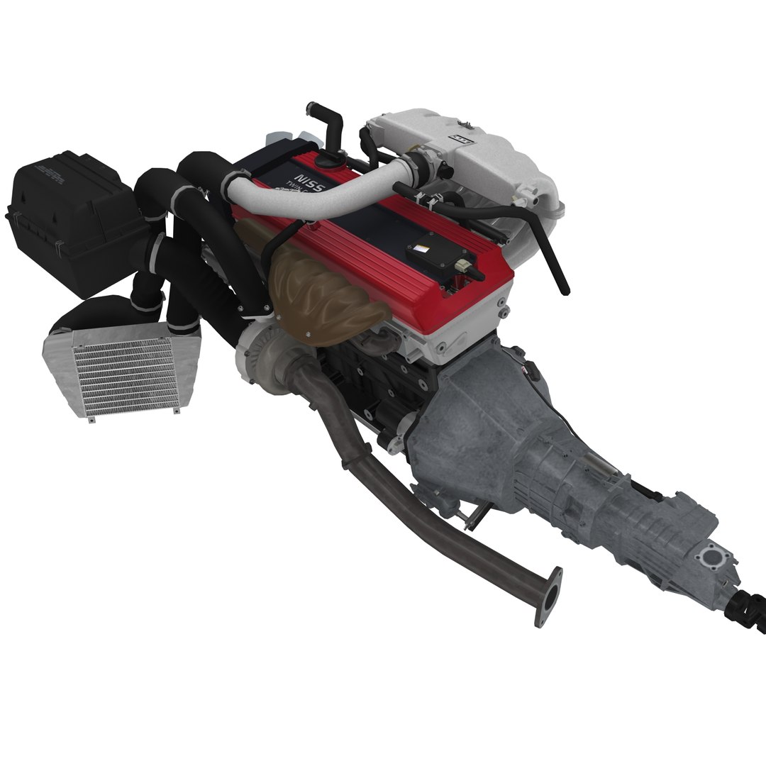 3D Nissan Rb20det-r 2 0l Model - TurboSquid 1375217