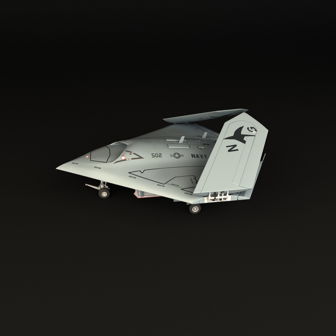 3d Model X-47b Ucas