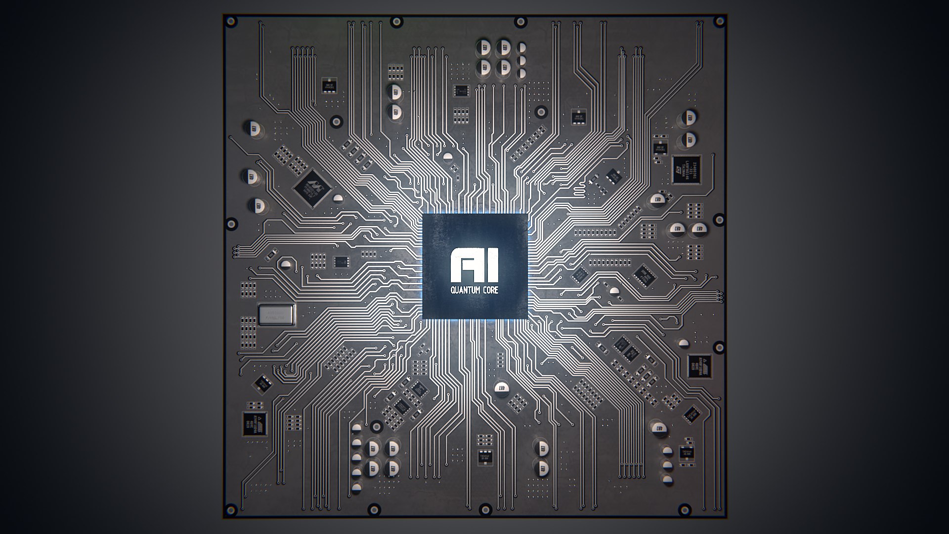 3D AI Quantum Core PBR - TurboSquid 2108666
