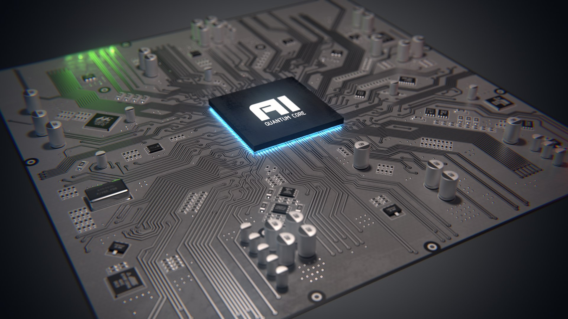 3D AI Quantum Core PBR - TurboSquid 2108666