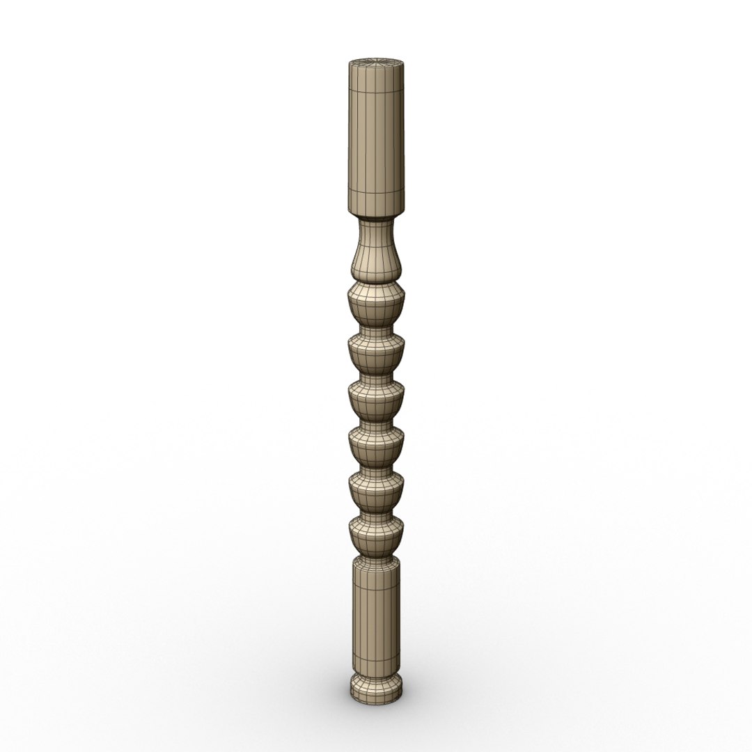 3D ornamental pillar - TurboSquid 1208757