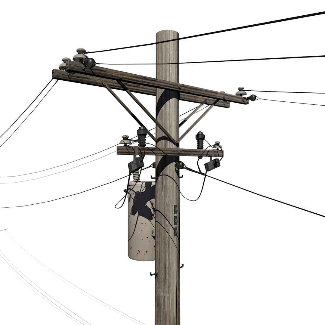 Telephone Pole 3D Model - TurboSquid 1261854