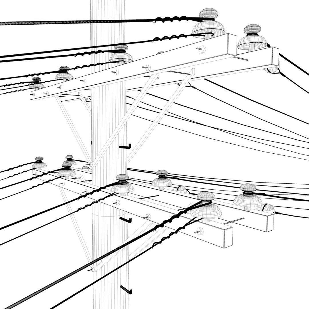 Telephone Pole 3D Model - TurboSquid 1261854