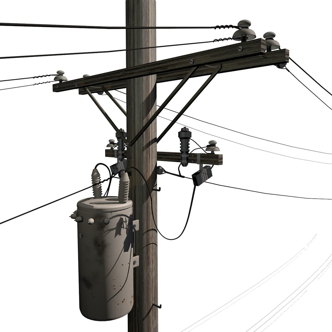 Telephone Pole 3D Model - TurboSquid 1261854