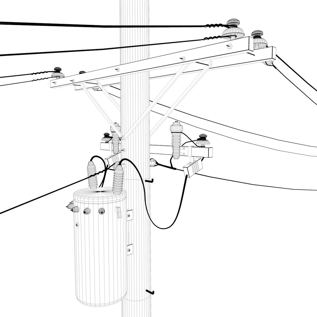 Telephone Pole 3D Model - TurboSquid 1261854