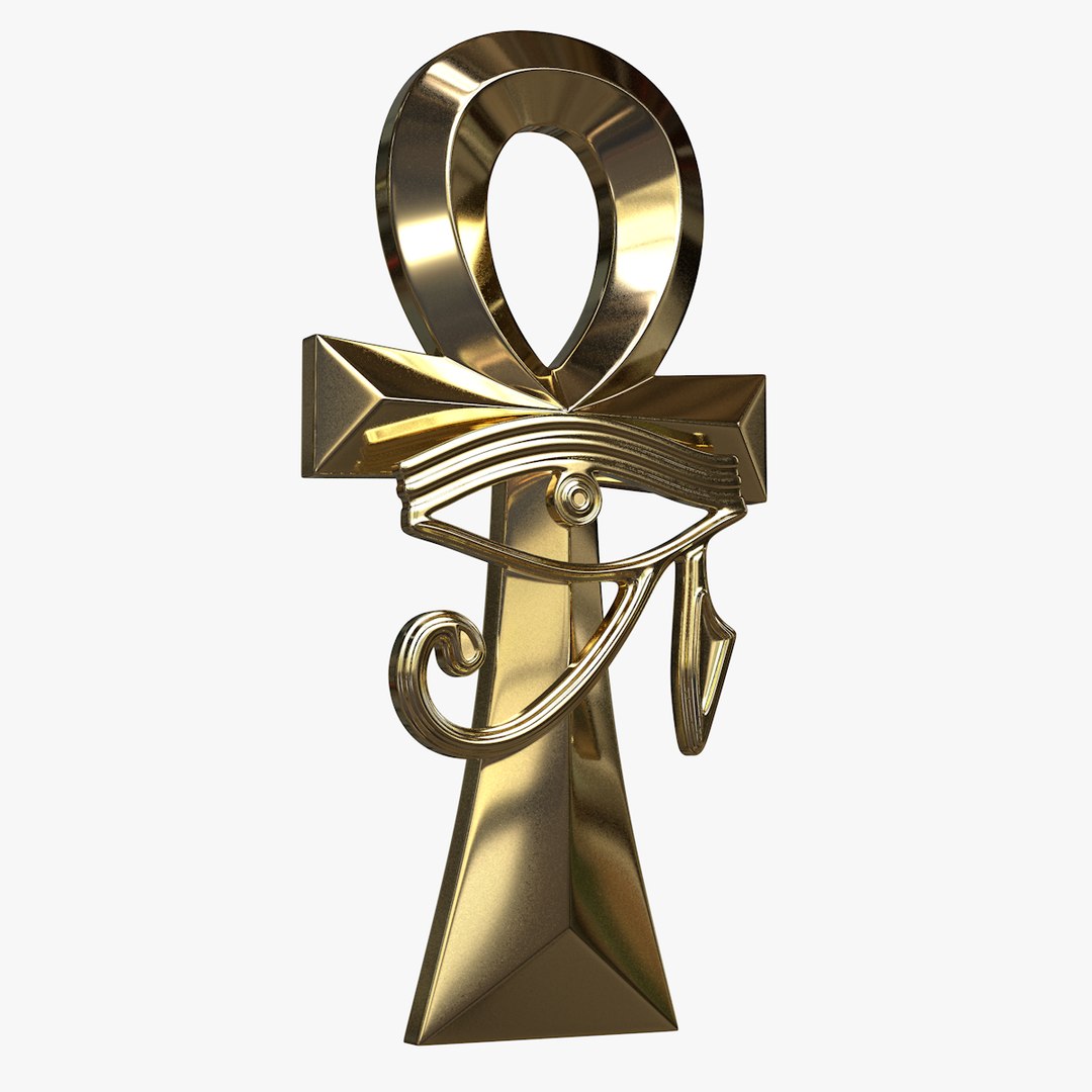 3D model Eye Of Horus and Ankh Cross - TurboSquid 2009120