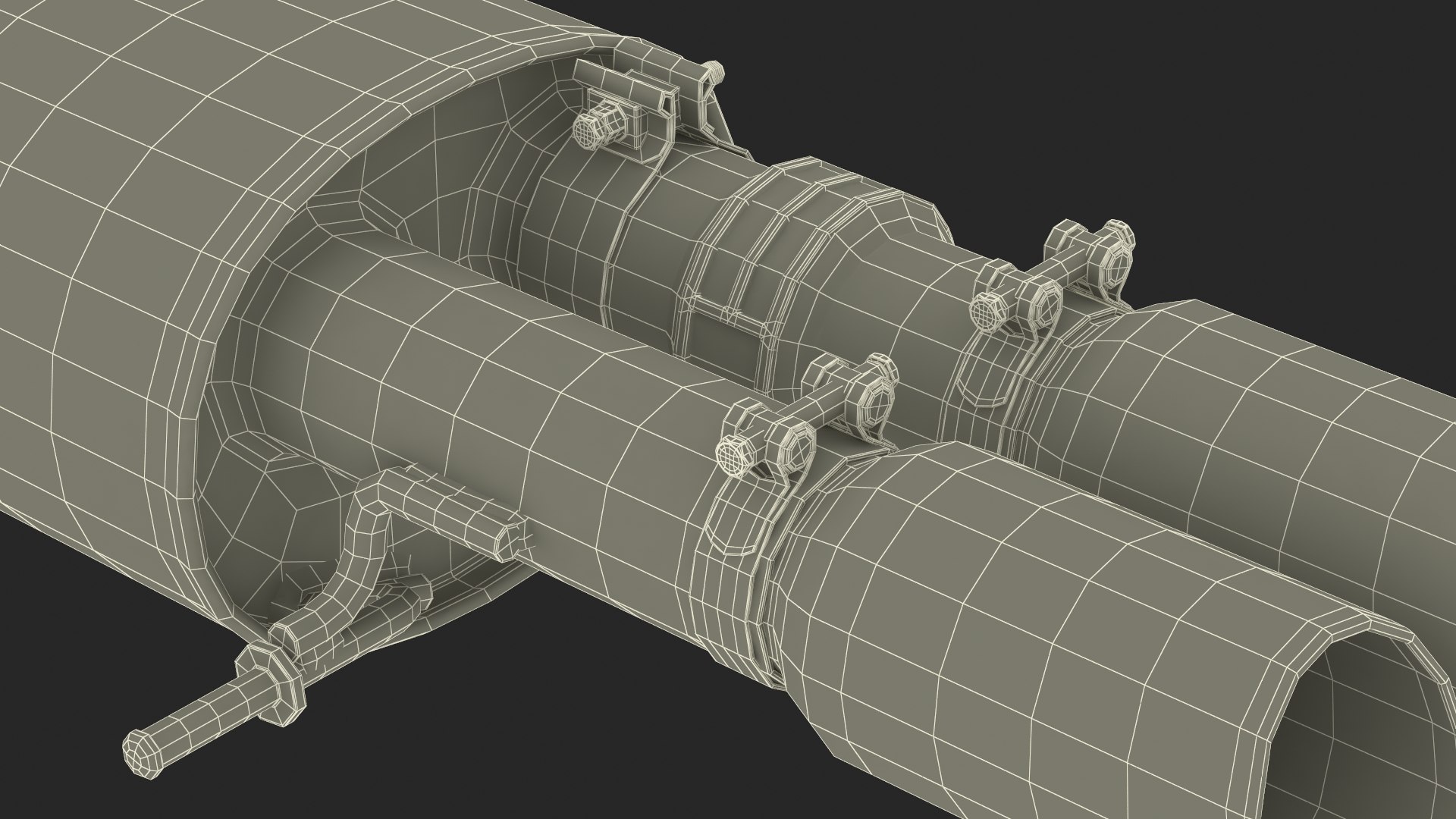 3D Model Car Exhaust Muffler - TurboSquid 1926878