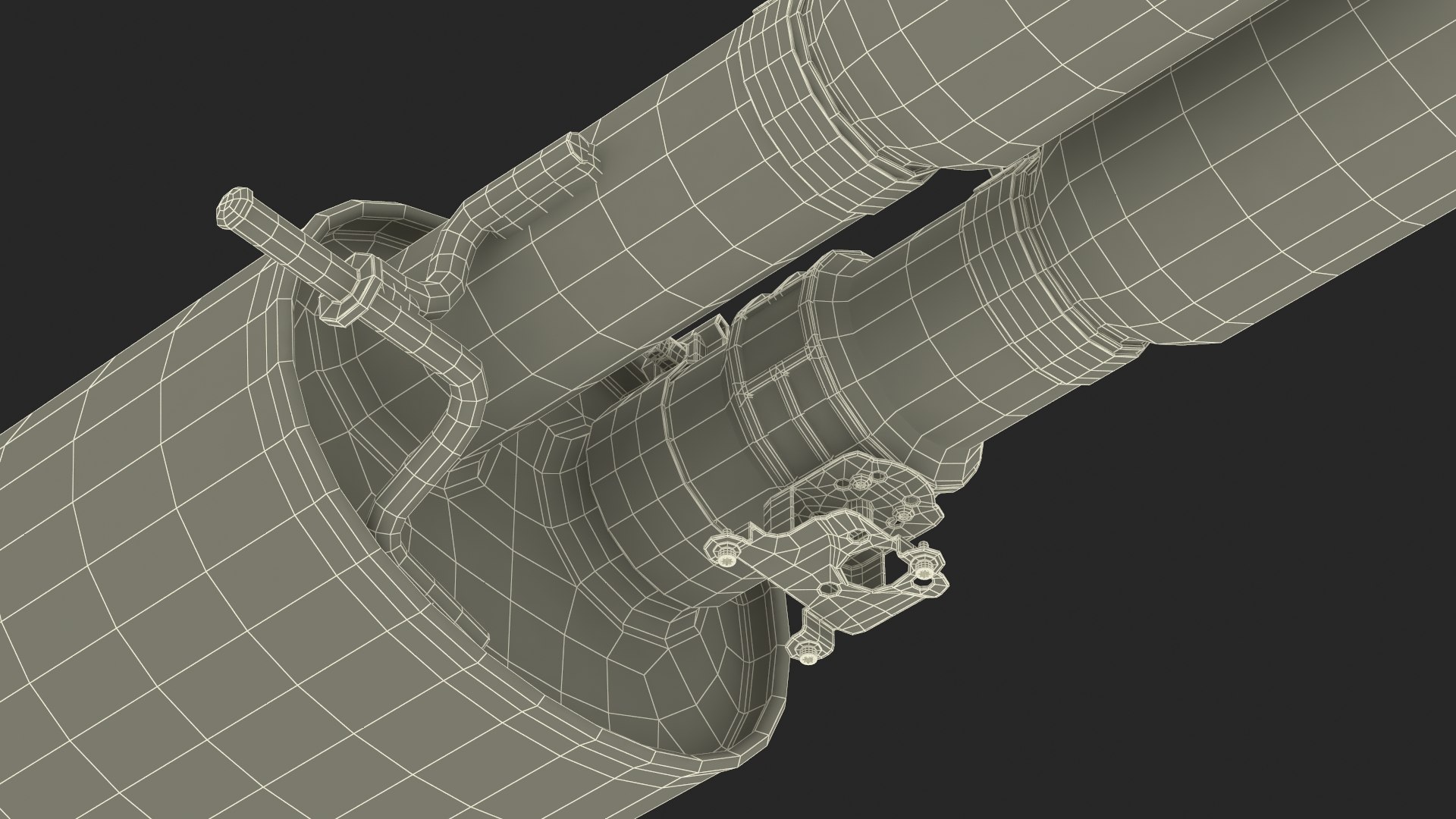 3D Model Car Exhaust Muffler - TurboSquid 1926878