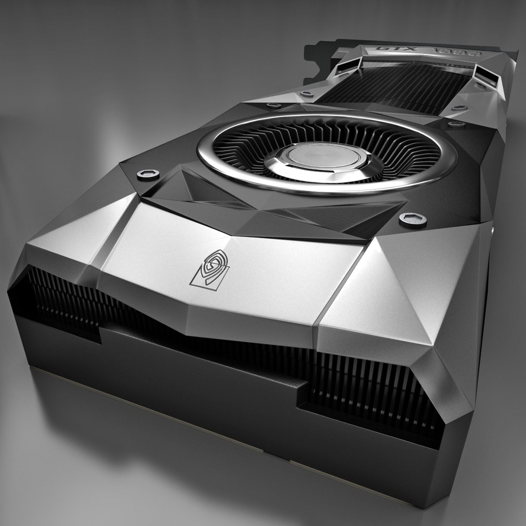 3d model nvidia geforce gtx 1080