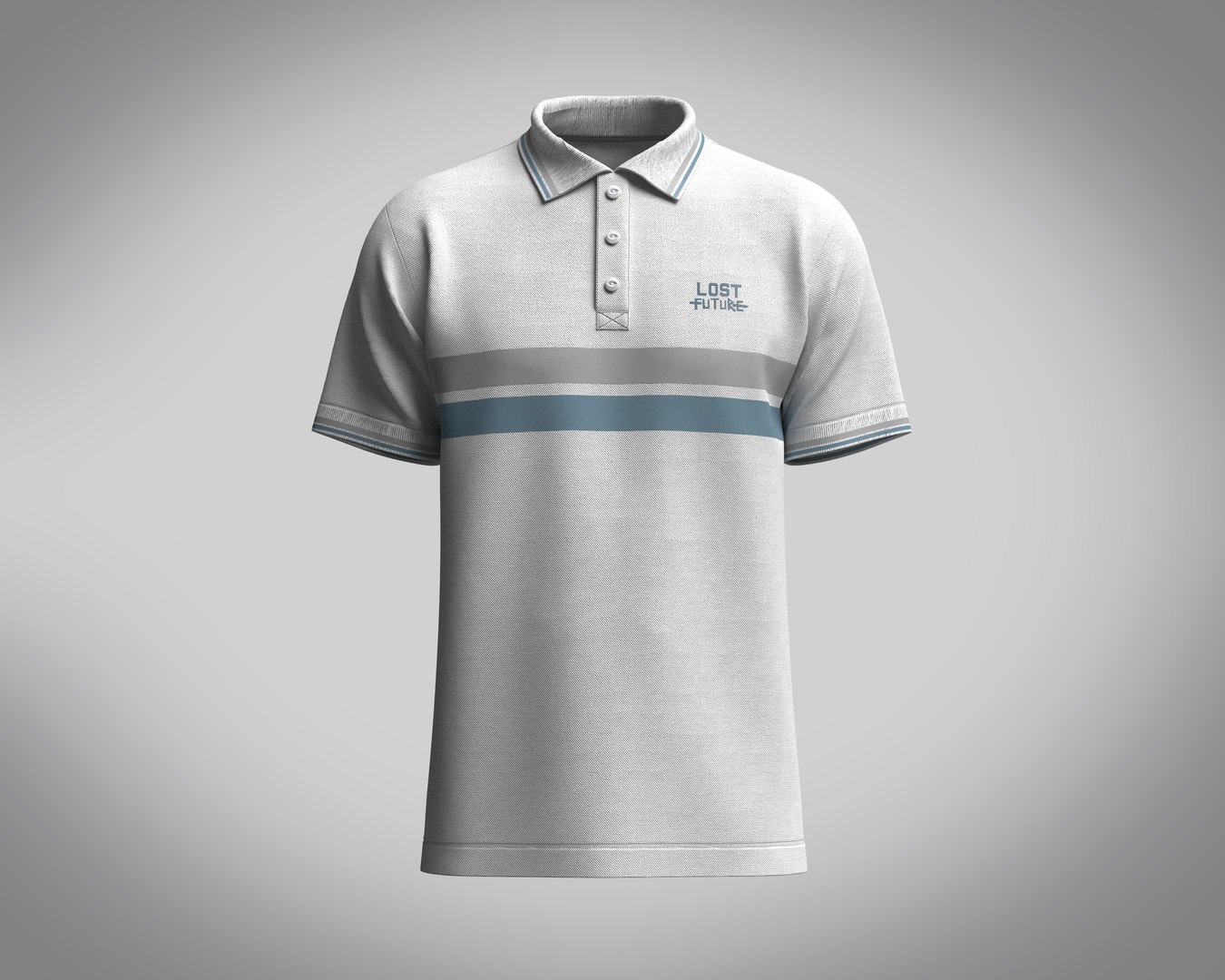 Mens Polo-Lost Future 3D Model - TurboSquid 1937281